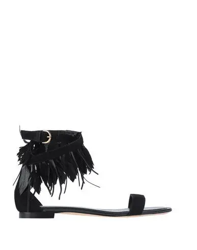 TOD'S Leather Sandals - Black