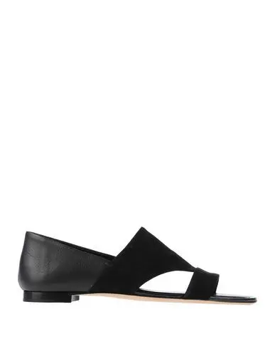 TOD'S Leather Sandals - Black
