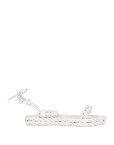 Valentino Garavani Leather Wedge Sandals - White