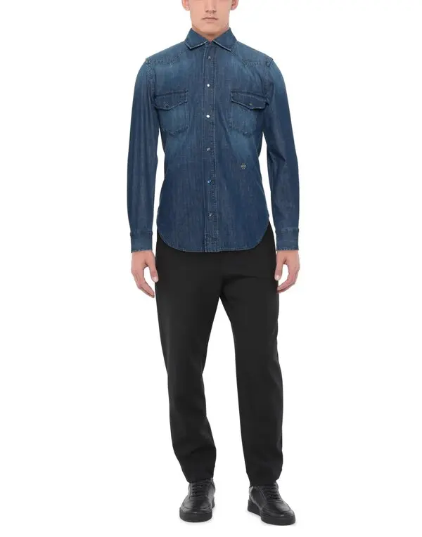 JACOB COHЁN Denim Shirt Size Cotton