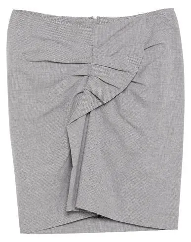 MARANT ETOILE Mini Skirt In Cotton And Linen - Grey
