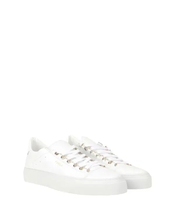 Furla Hikaia Low Lace-up Sneakers - White