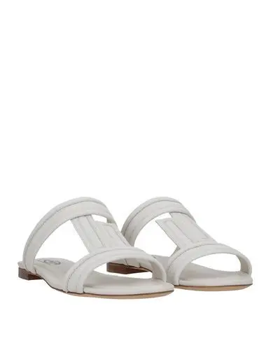 TOD'S Leather Sandals - White