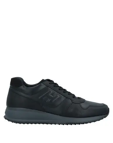 Hogan Leather Sneakers - Black