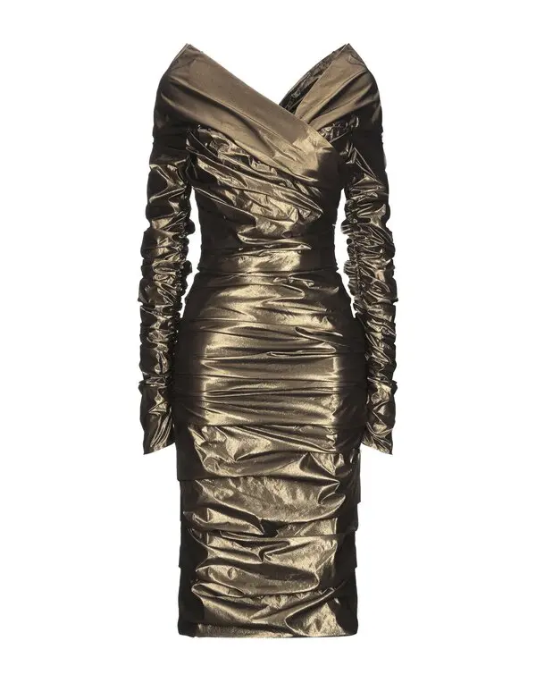 Dolce & Gabbana Midi Bodycon Dress In Beige - 91% Off | Editorialist