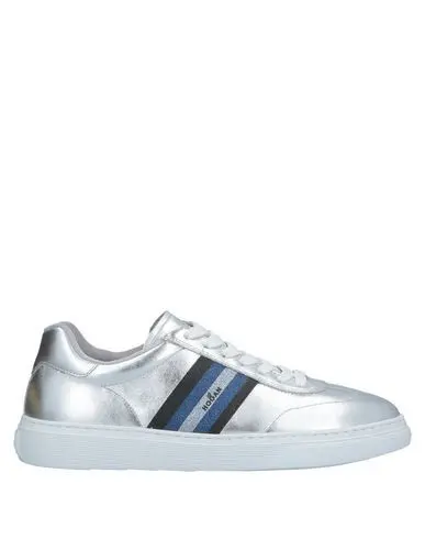 Hogan Leather Low-top Sneakers - Silver