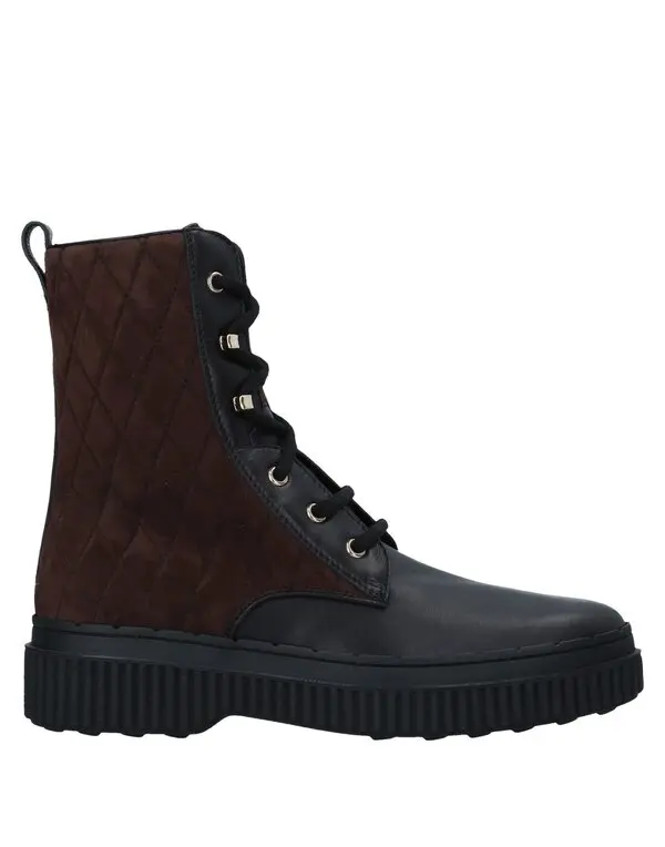 TOD'S Leather Ankle Boots - Black