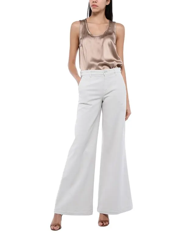 JACOB COHЁN Wide-leg Gabardine Trousers - Grey