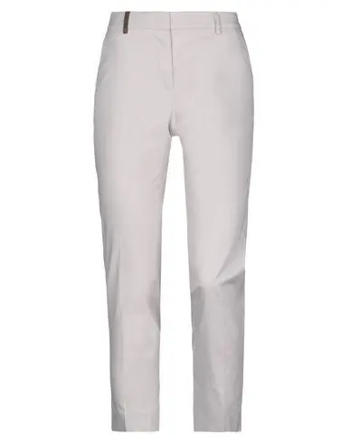 Peserico Straight-leg Cotton Elastane Pants - Grey