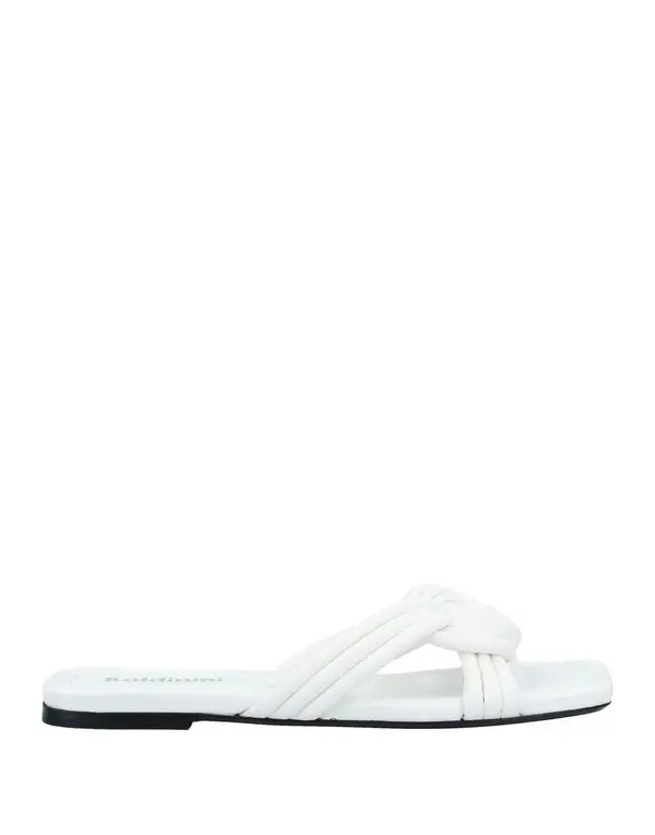 BALDININI Sandals Textile Fibers - White