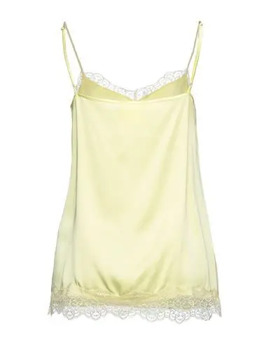 SEMICOUTURE Top In Sky Acetate, Viscose, Polyamide - Yellow