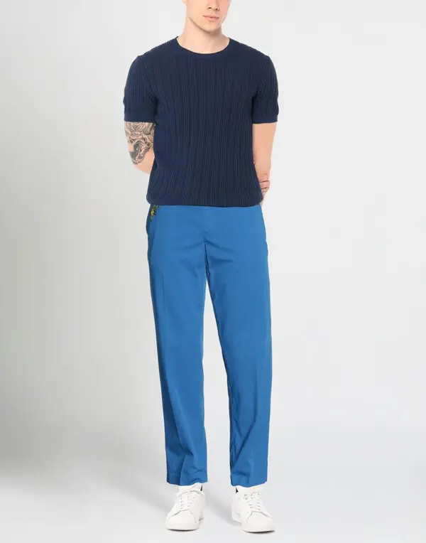 CUSTO BARCELONA Tapered Leg Trousers - Blue