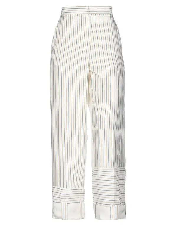 JW Anderson Pants Size Viscose, Cotton, Cupro - Ivory