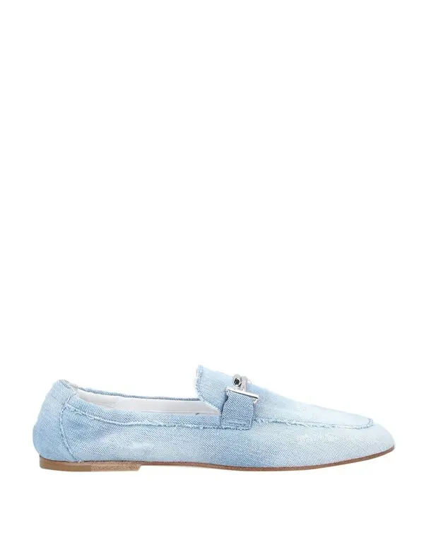 TOD'S Loafers In Textile Fibers - Blue
