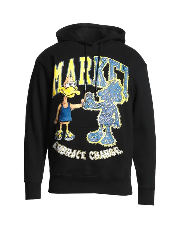 MARKET Fleece Hoodie - Black