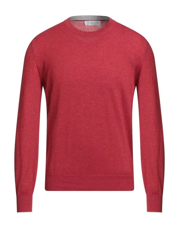 Brunello Cucinelli Cashmere Sweater - Red