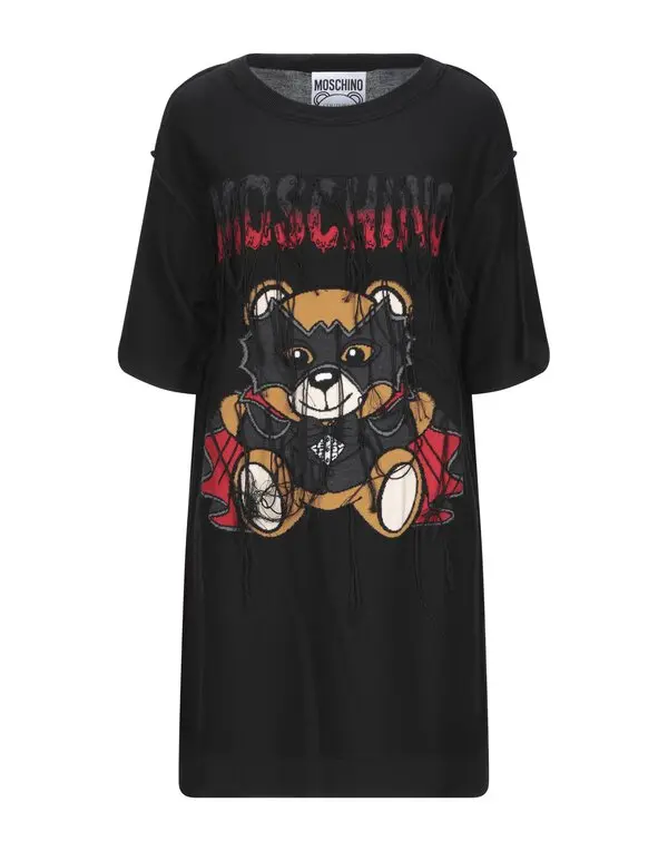 Moschino Mini T-shirt Dress - Black
