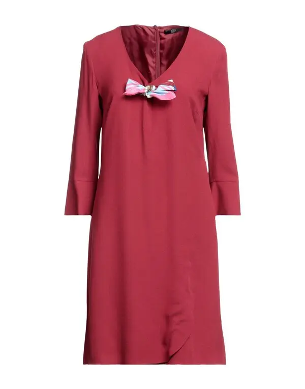 SEVENTY VENEZIA Mini Flared Dress - Red
