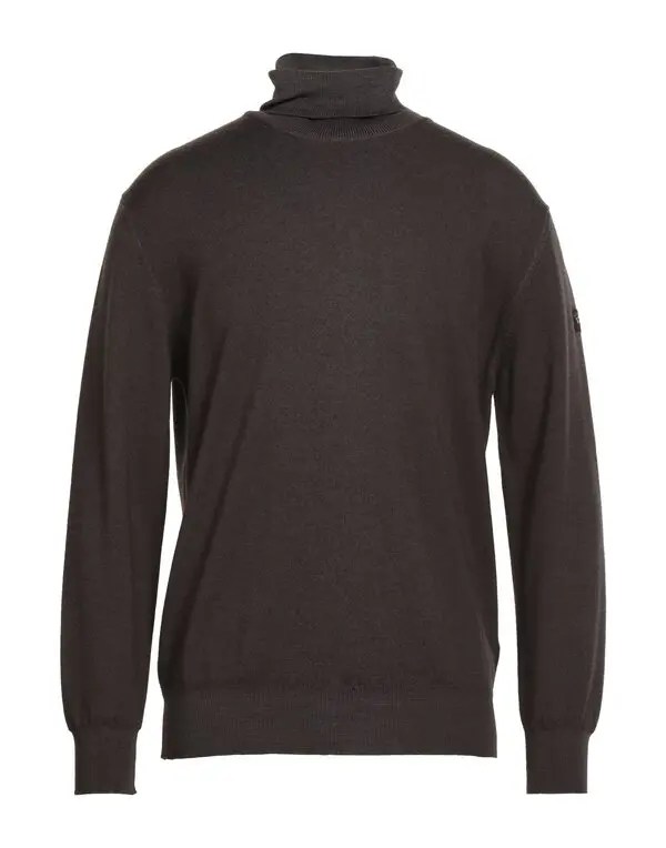 Paul & Shark Dark Virgin Wool Turtleneck Sweater