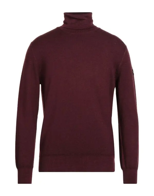 Paul & Shark Turtleneck Dark Size Virgin Wool - Red