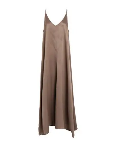 LIU •JO Maxi Slip Dress - Khaki