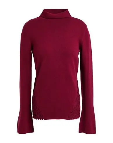 Etro Turtleneck In Wool, Viscose, And Cashmere - Red