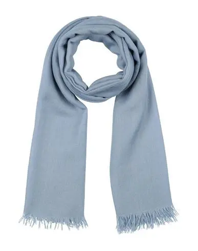 Brunello Cucinelli Scarf Brick Cashmere, Silk - Blue