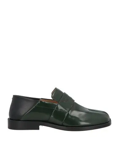 MAISON MARGIELA Leather Penny Loafers - Green