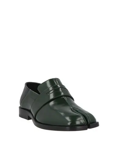 MAISON MARGIELA Leather Penny Loafers - Green