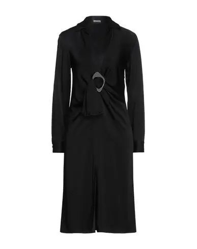 Malìparmi Midi Flared Dress - Black