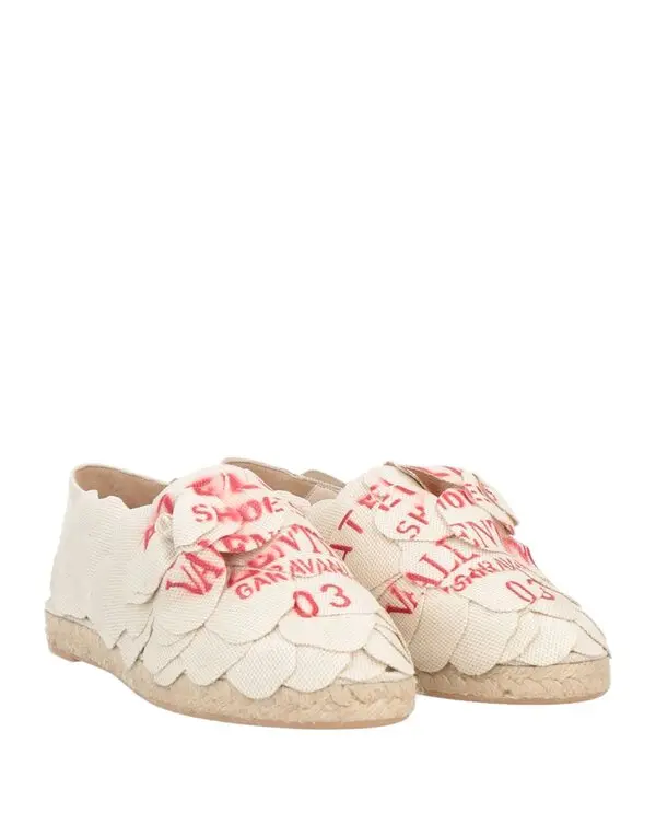 Valentino Garavani Textile Espadrilles - Beige