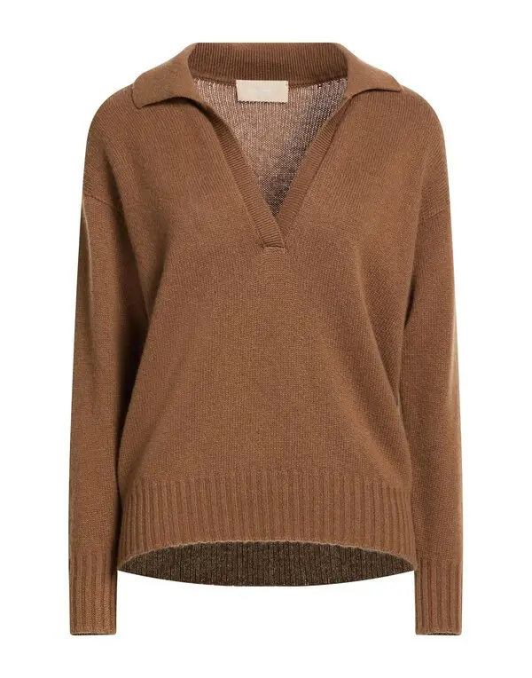 DRUMOHR Cashmere V-neck Sweater - Brown
