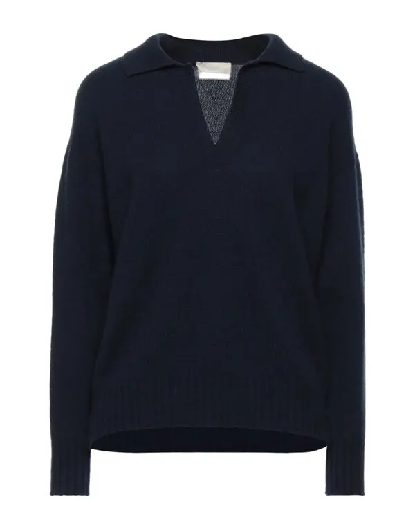 DRUMOHR Cashmere V-neck Sweater - Dark Blue