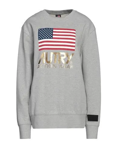 AUTRY Cotton Fleece Sweatshirt - Light Grey