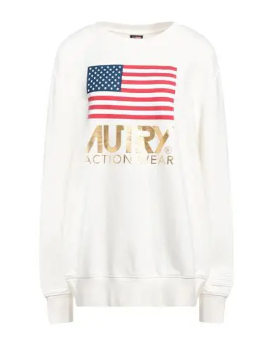 AUTRY Cotton Fleece Sweatshirt - White