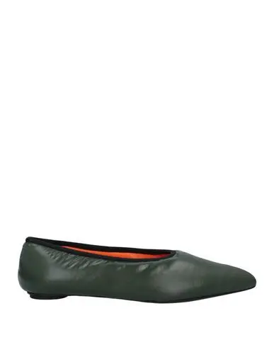 Marni Ballet Flats - Military Green