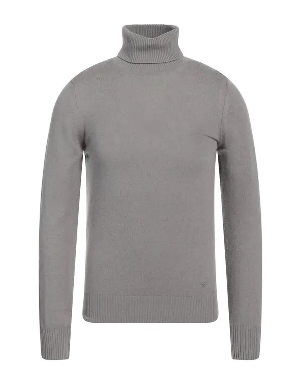 Emporio Armani Turtleneck Cashmere Sweater - Dove Grey