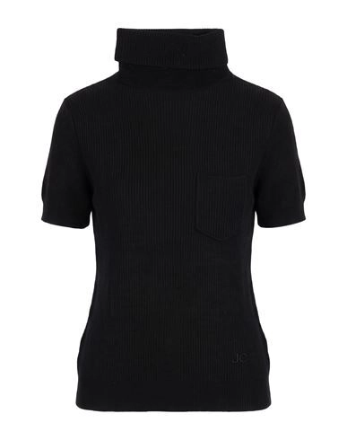 JACOB COHЁN Turtleneck Size Virgin Wool - Black