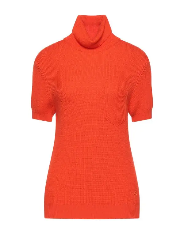 JACOB COHЁN Turtleneck Size Virgin Wool - Orange