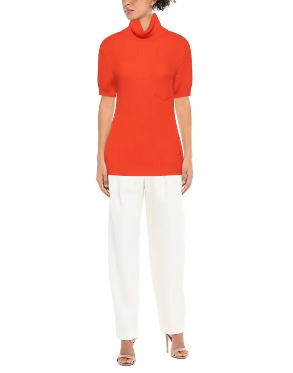 JACOB COHЁN Turtleneck Size Virgin Wool - Orange