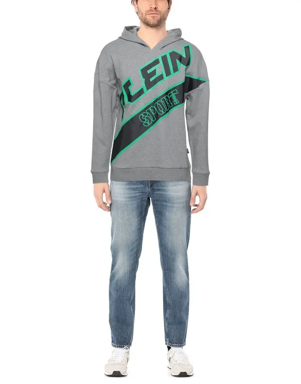 PLEIN SPORT Sweatshirt With Metallic Logo Print