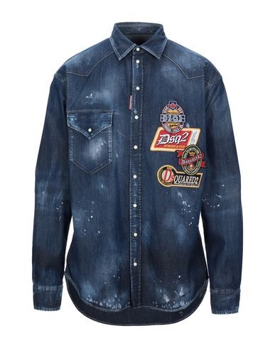 Dsquared2 Denim Shirt Size Cotton, Elastane