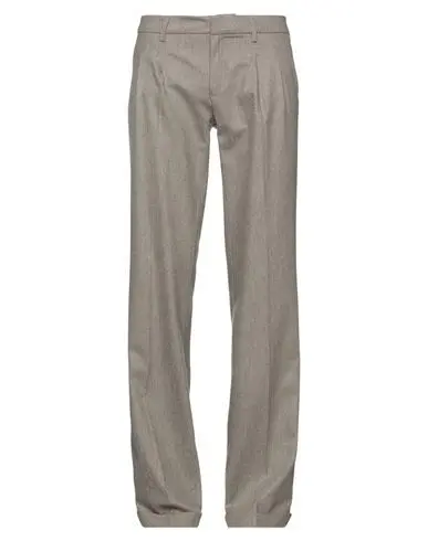 JACOB COHЁN Solid Wool Flannel Pants - Beige