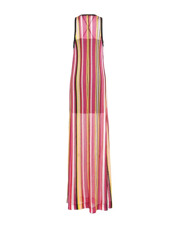 Pinko Striped Maxi Dress - Pink