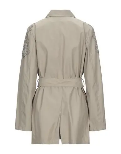Blumarine Belted Twill Trench Coat