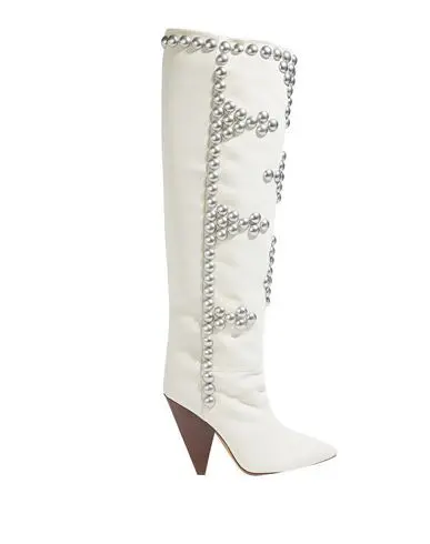 Isabel Marant Calfskin Boots - Ivory
