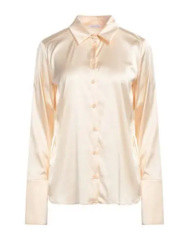 Patrizia Pepe Satin Shirt With Logo - Pink