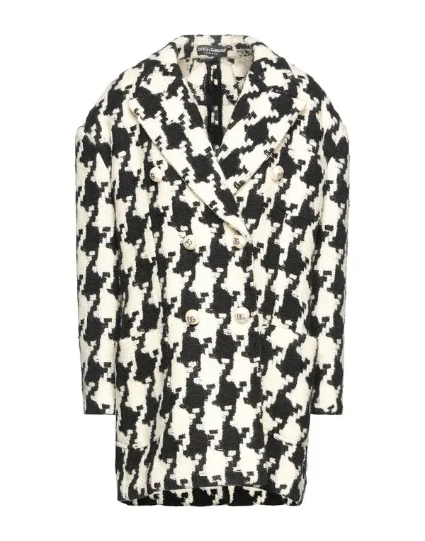 Dolce & Gabbana Coat Size Virgin Wool, Polyamide