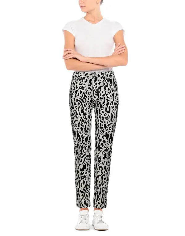 DEPARTMENT 5 Tapered Animal Print Pants - White