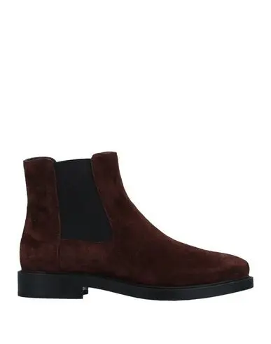 TOD'S Ankle Boots In Leather - Brown